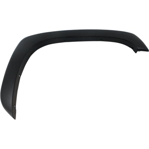 JHUEOPQD Set of 4 Fender Flares Moulding Trim Wheel Opening Molding Front Rear Textured Black Primed Plastic Thermoplastic Bolt-On Style 16991657 15829686 10374851