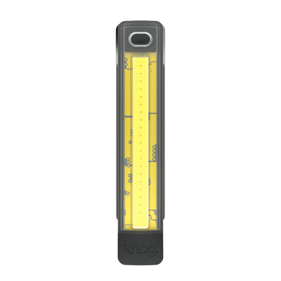 KNOG Plus Free Light - USB Rechargeable Handsfree Lights for Night Running, Cycling, Road Safety, Translucent
