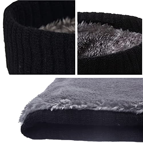 Onvavient Winter Scarf Neck Warmer Gaiter Face for Men Women Warm Fleece Ski