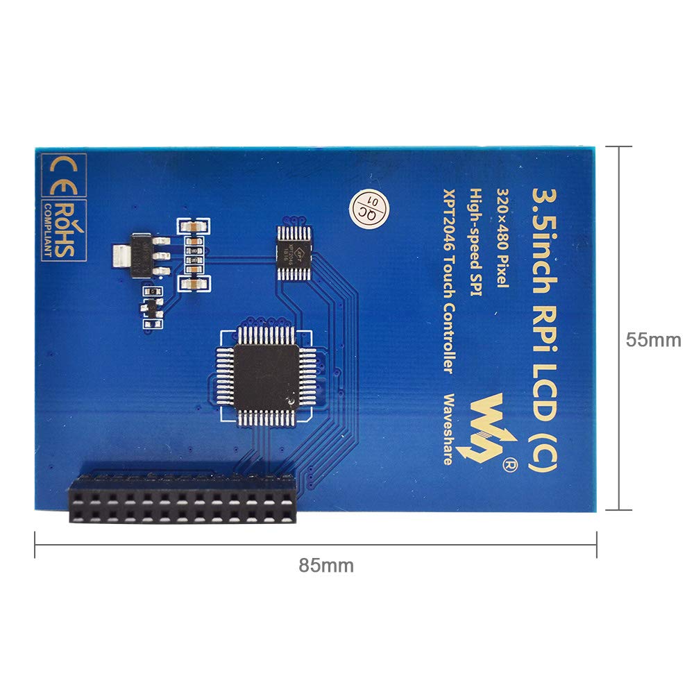 LANDZO Raspberry Pi 3.5 Inch Touch Display 480x320