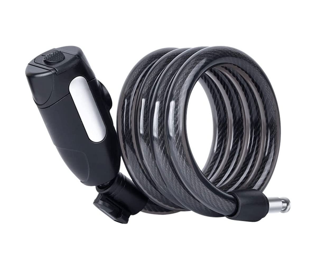 LYHELYJ Bicycle Lock 12mm Cable Lock,Bike Lock Cable,with 2 Keys and Metal Cable Bicycle Lock, Safe Combination with Mounting Bracket,for Bike, Electric Bike, Skateboards, Strollers, Lawnmowers