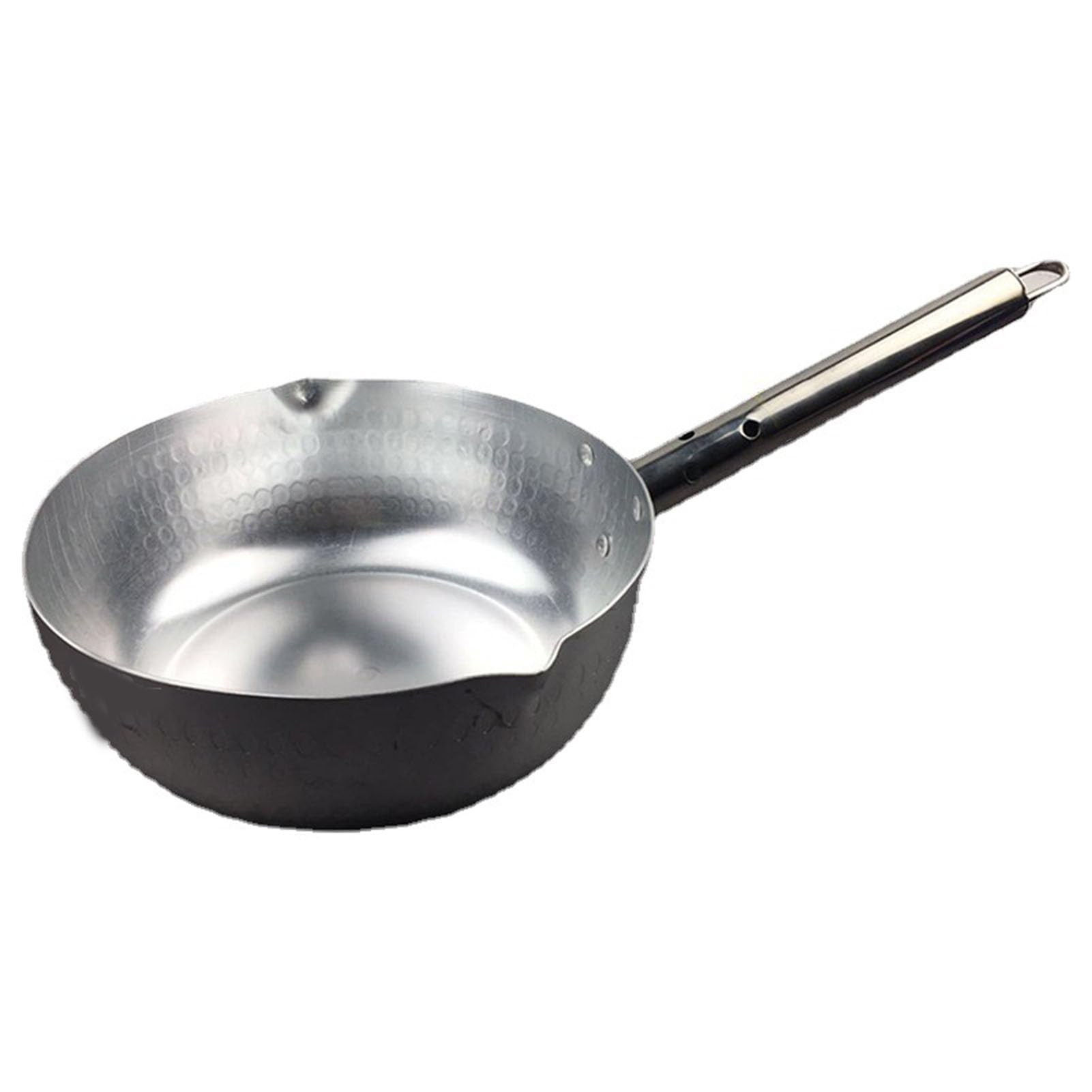 Yukihira Saucepan Aluminum Alloy Fast Heating Japanese Snow Pan for Home Kitchen Cooking (Aluminum alloy)