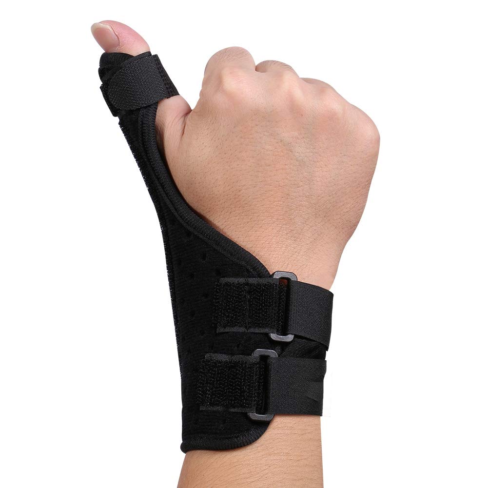 Jimfoty Thumb Brace, Thumb Splint Arthritis Thumb Splint, Thumb Stabilizer, for Arthritis Sprains Soft Tissue Injuries for Left or Right Hand