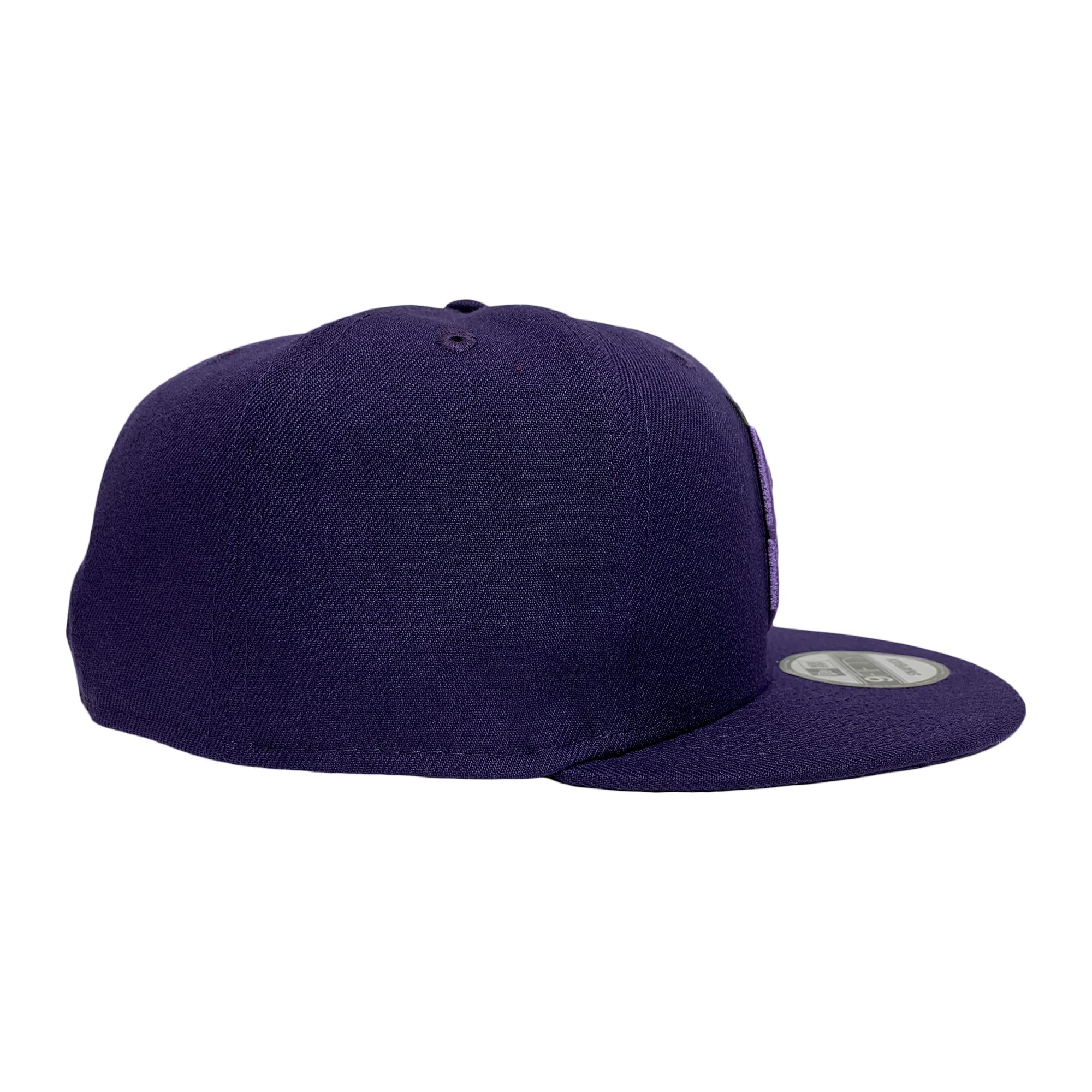 New Era 9FIFTY Transformers Decepticon Logo 80's Cartoon Snapback Hat Cap Purple