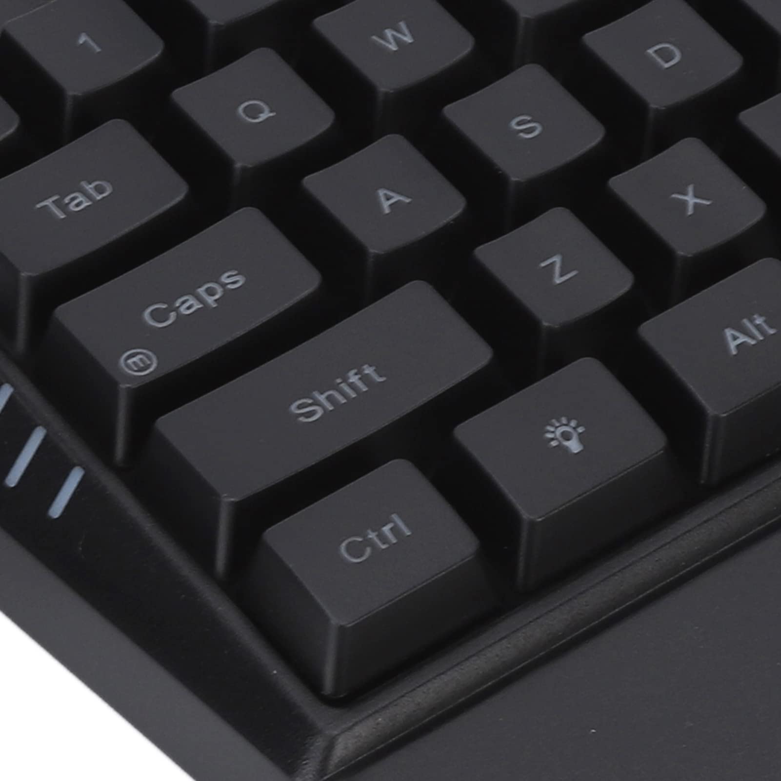 RTLR Onehand Gaming Keyboard Plug and Play Professional Mini RGB Backlit Gaming Keyboard 35 Keys USB Cable
