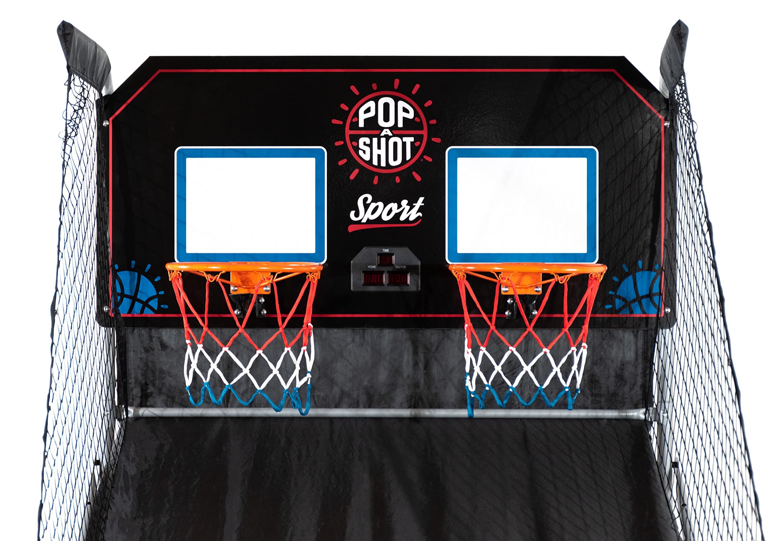 Pop-A-Shot Official Dual Shot Sport Arcade Basketball Game (Black and Blue)