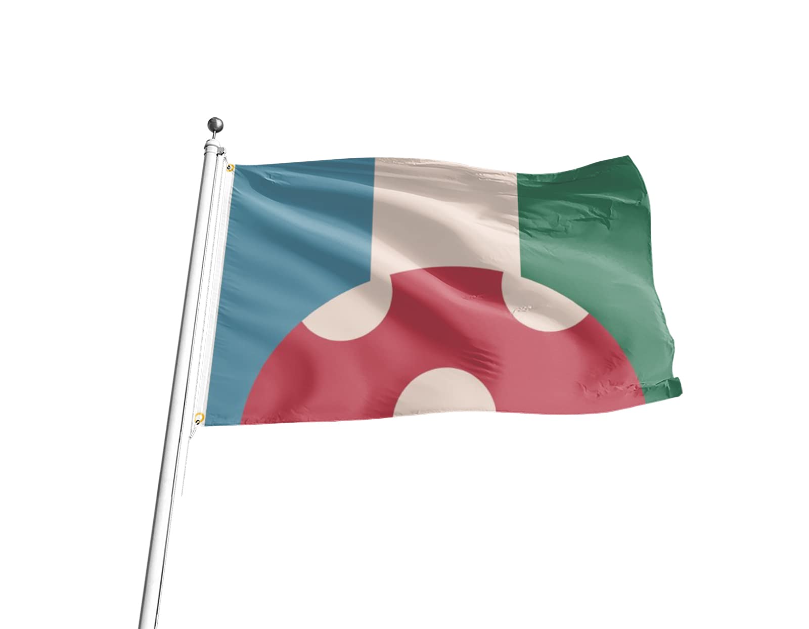 Kinoko Kingdom Flag Dream Smp Kinoko Kingdom Flag 3x5 FT Banner, Manberg Flag Double-Sided, 2 Brass Grommets for Indoor and Outdoor Flagging Room Dormitory Decoration