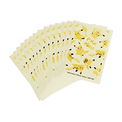 Pokemon Center: Pokemon TCG: Pikachu Allover Card Sleeves (65 Sleeves)