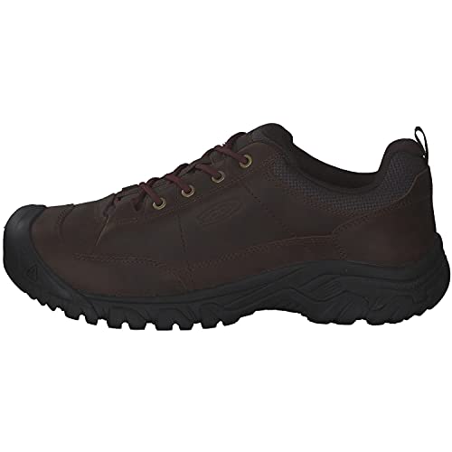 KEEN Men's Targhee 3 Oxford Casual Hiking Shoes, Dark Earth/Mulch, 9
