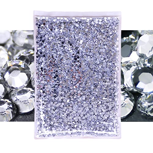 Jelly AB Resin Non Hot Fix Rhinestones 2-6mm Flatback Plastic Crystals Strass Glitters Stone Bulk Big Package for DIY