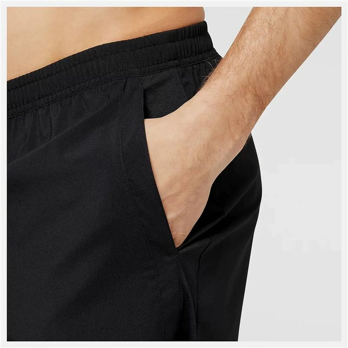 New Balance Men's Accelerate 5 Inch Short, Black, Large