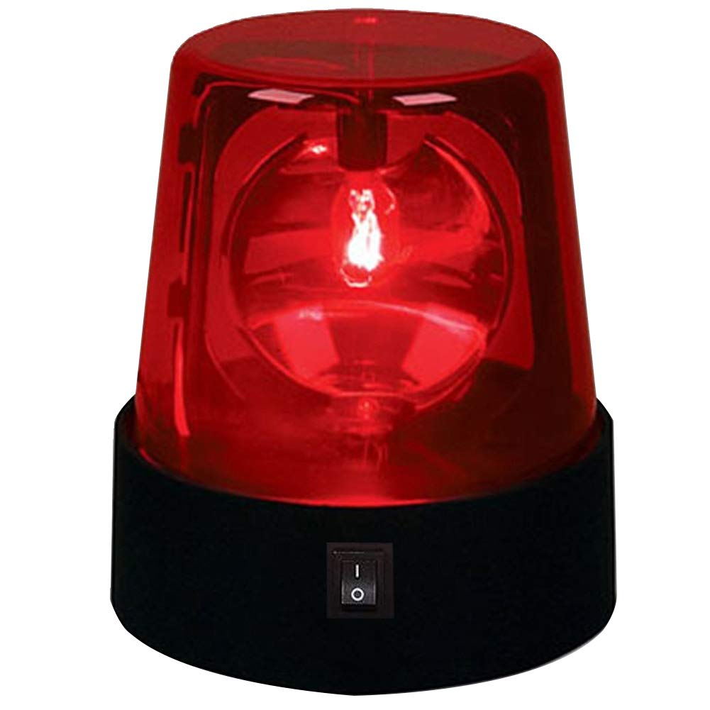 LED Strobe Light, 1/2pcs DJ Flashing Stage Lights, Rotating Red Flashing Beacon Party Lamp DJ Strobe Light with Switch Control for DJ Show Bar
