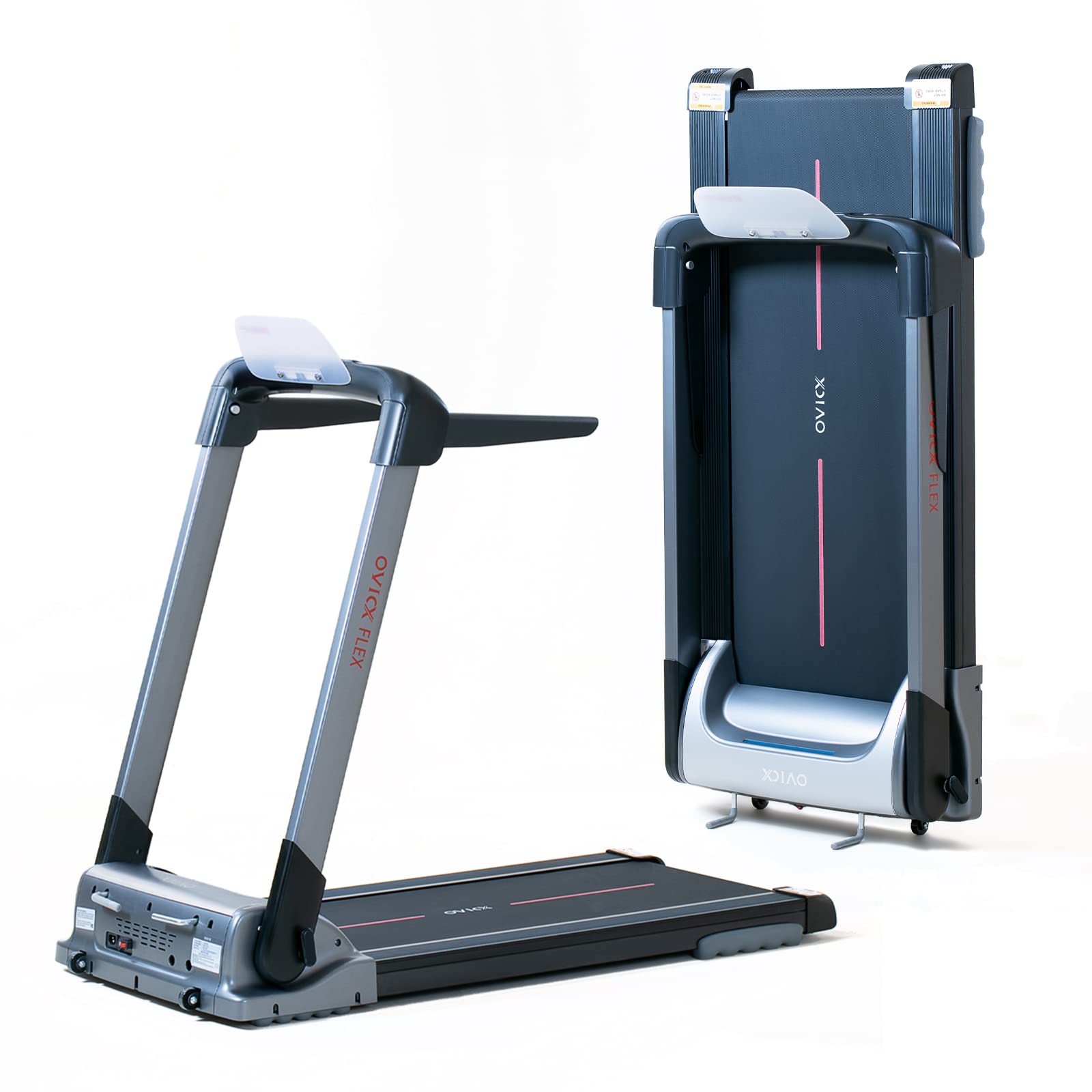 OVICX Folding Treadmills for Home - Portable Foldable Compact Small Thin Electric Fold Up Lightweight Treadmill for Space Saver Apartment