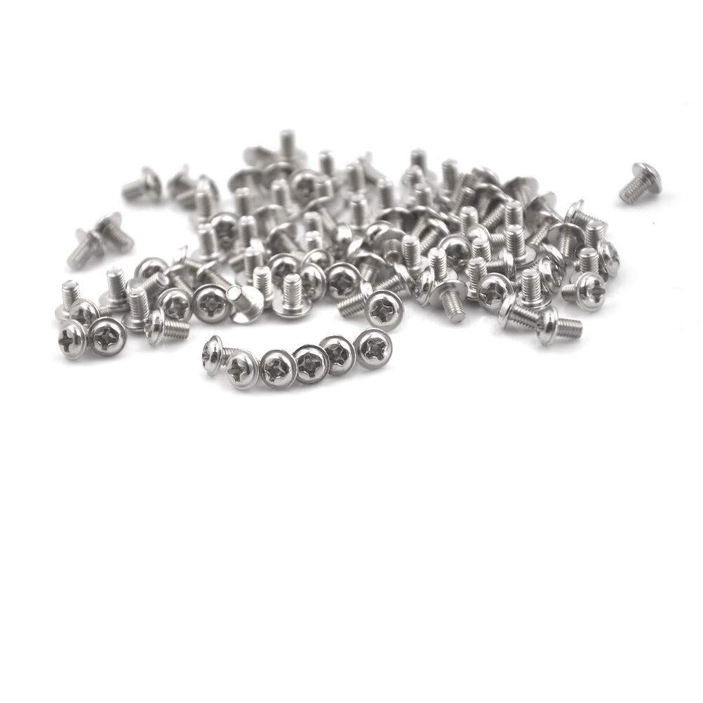 Thread Screws,Thumb Screw,Knurled Screw 100Pcs for Computer Floppy DVD ROM Motherboard M3 Screw PC Case Hard Drive Precision M3X5 5mm