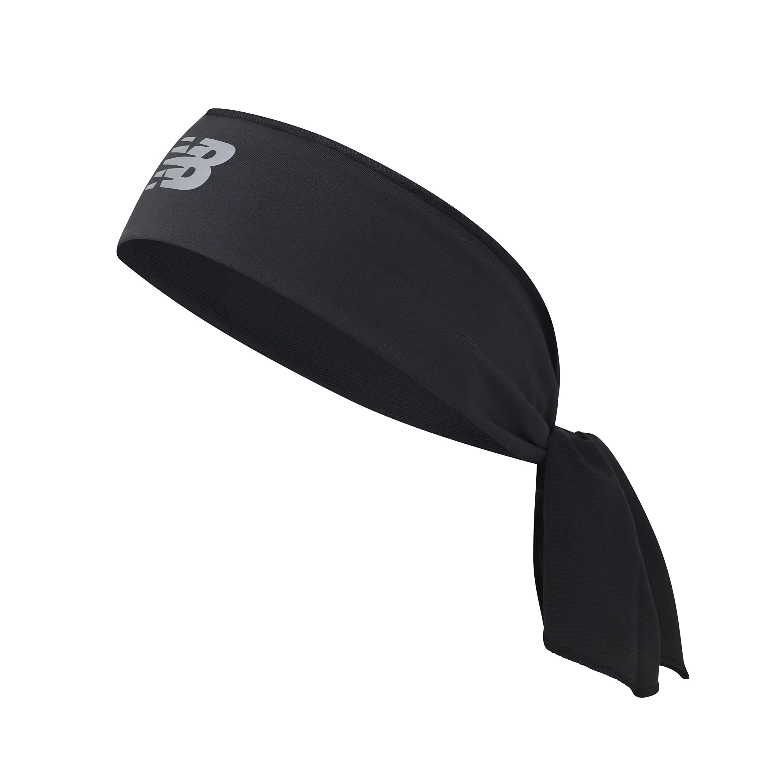 New Balance Unisex Tiedown Sport Performance Headband, Black One Size
