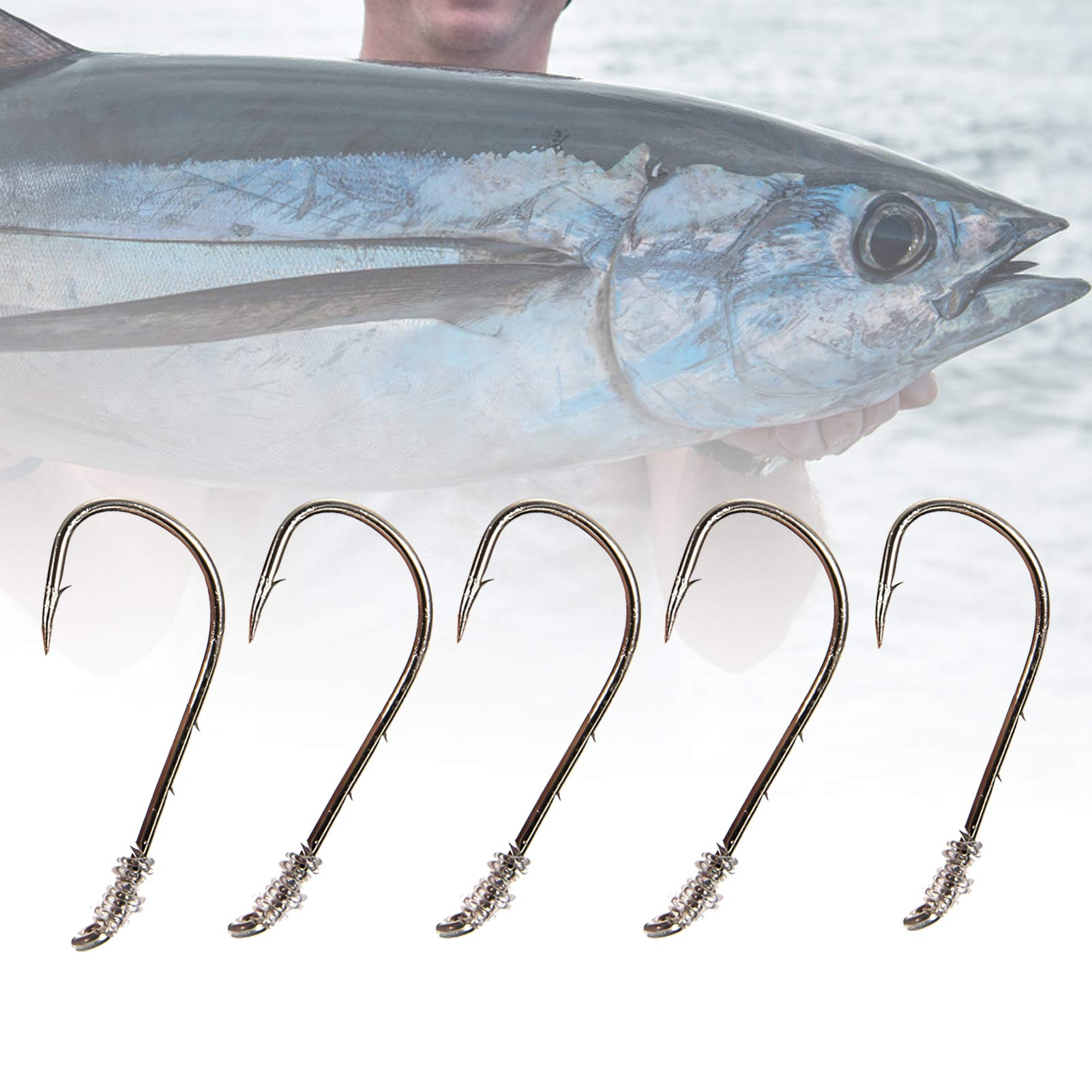 mogen886 10Pcs Fishhook Mini Anti-Corrosion Carbon Steel Fish Hooks Fishing Accessory for Fishing Outdoor 03