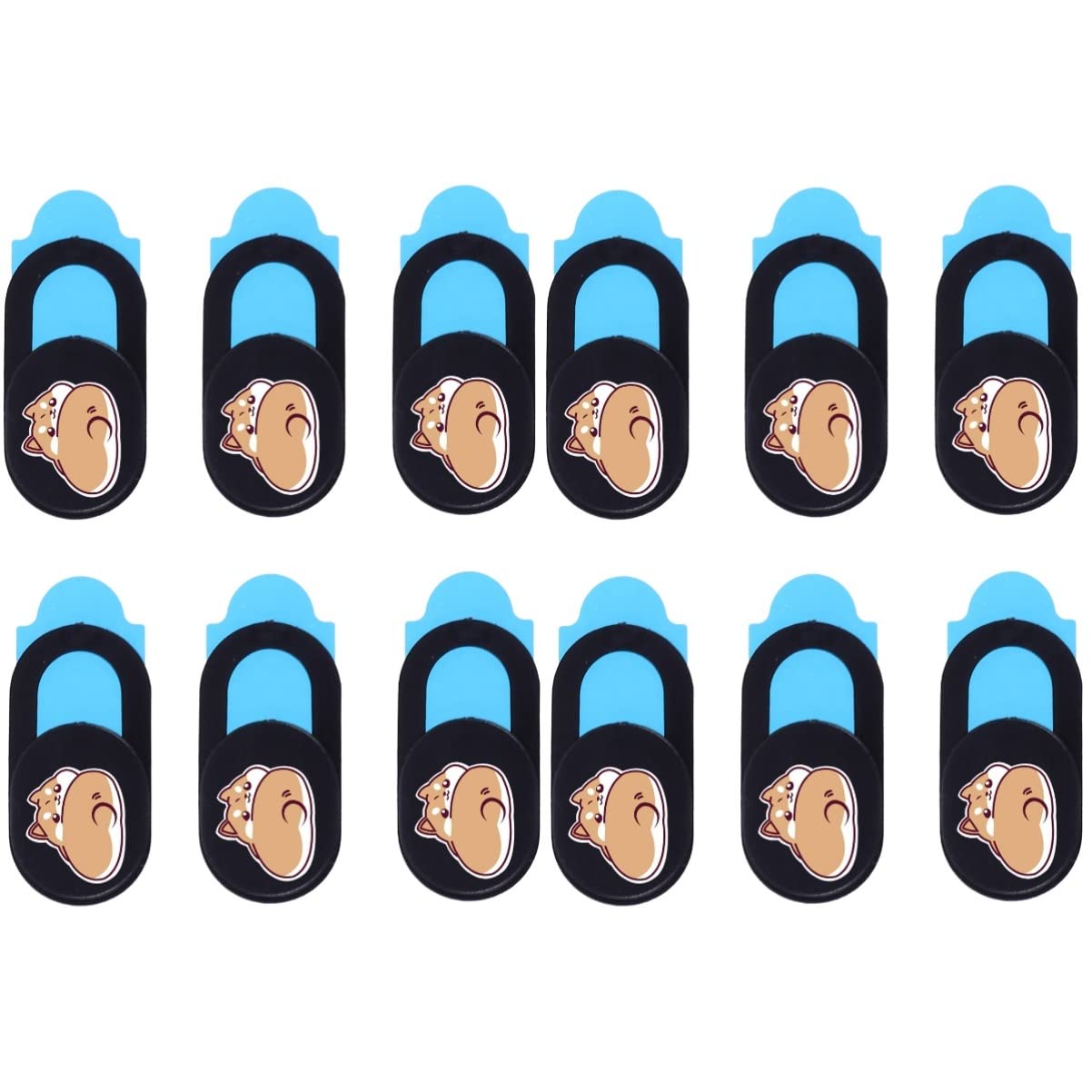 SOLUSTRE 12 pcs Camera Cover tableta con pantalla tabletd Webcam Cover Camera Privacy Cover Tablet Laptop Tablet para niños Laptop Camera Blocker abs Anti Peeping Protective Cover