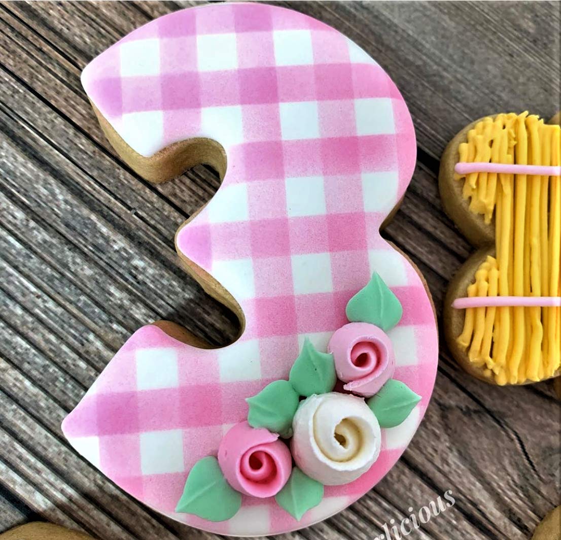 Number Three / #3 Cookie Cutter, 3.25" Made in USA by Ann Clark