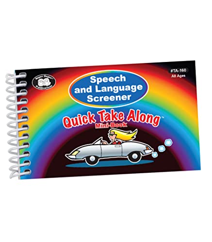 Super Duper Publications | Speech and Language Screener Quick Take Along® Mini-Book | Educational Learning Resource for Children