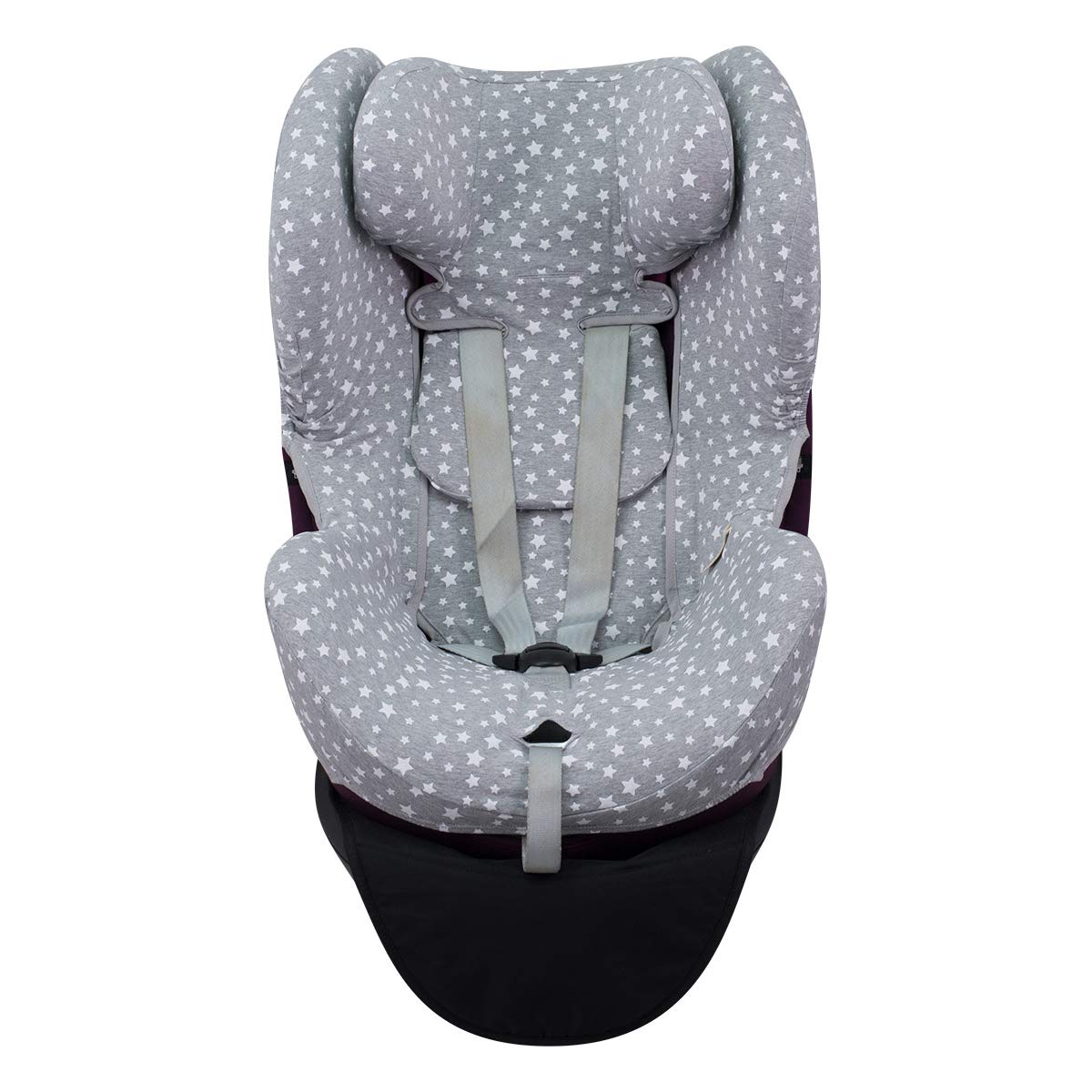 JYOKO Kids Cotton Cover Liner Compatible with Cybex Sirona - M2 I-Size (White Star, SIRONA)