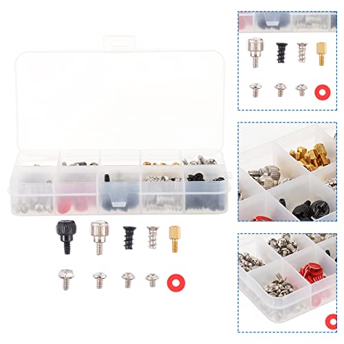 SOLUSTRE 1set Bolt Assortment Washer Graphics Motherboard Hard for Head Drive Accessory Case Electronic Kit Accessories Fitting Screw Screws Paper Pillar Thumbscrew Thumb Copper Product