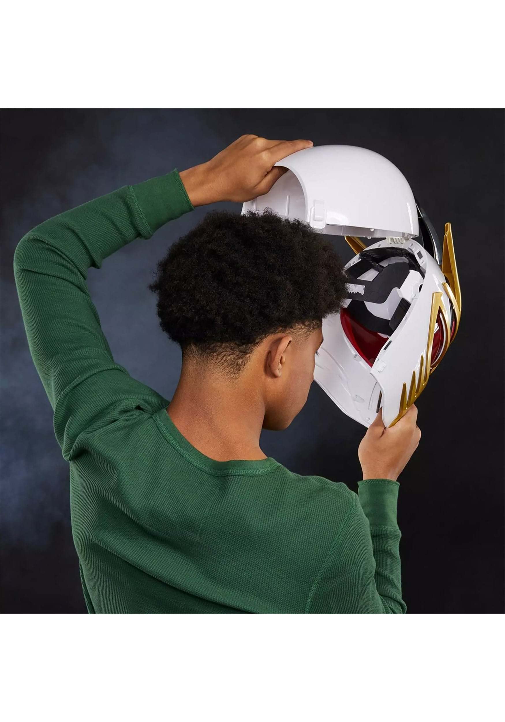 Power Rangers Lightning Collection Premium Replica Helmet with Display Stand (Lord Drakkon)