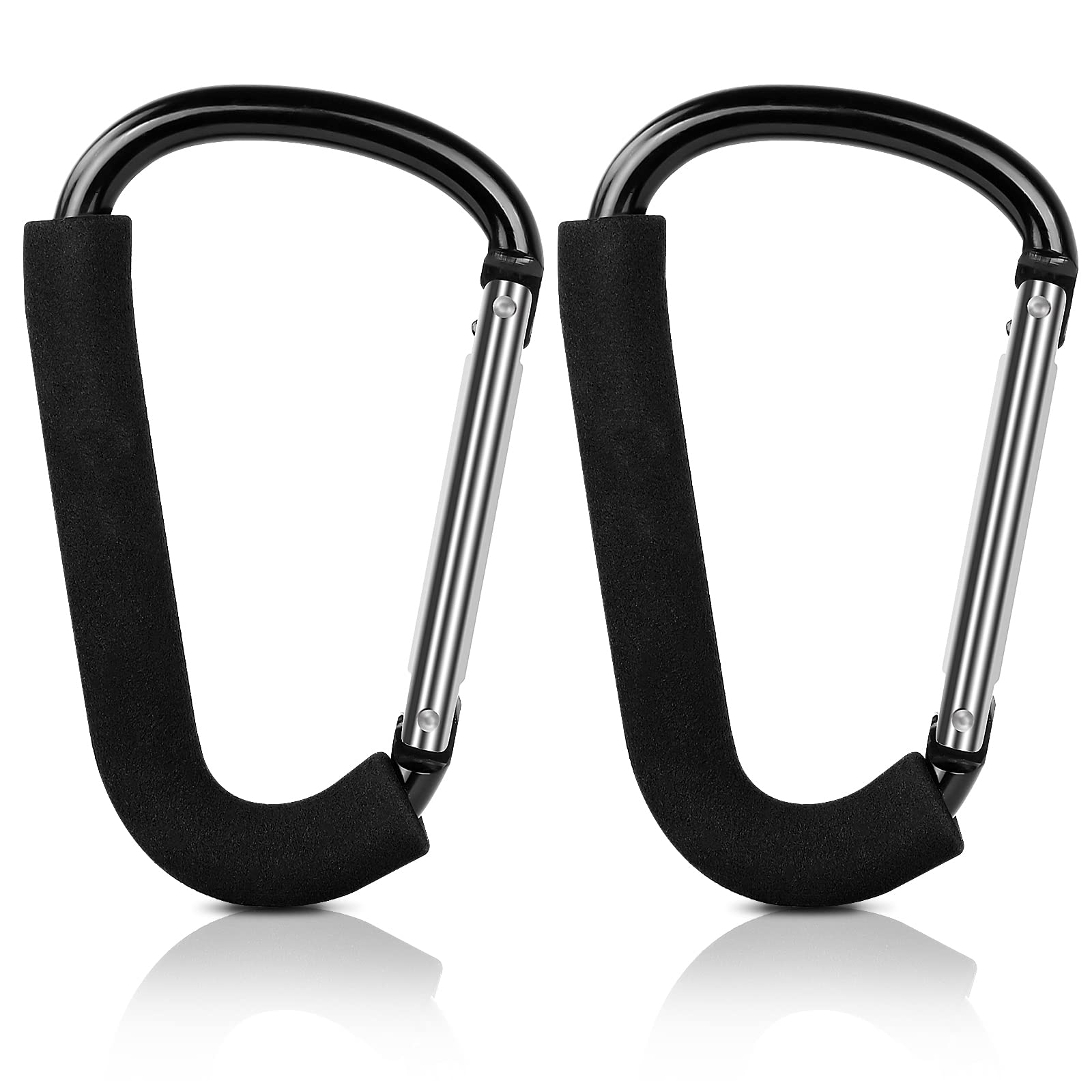 Tinabless 2 Pack X-Large Stroller Organizer Hook Clip