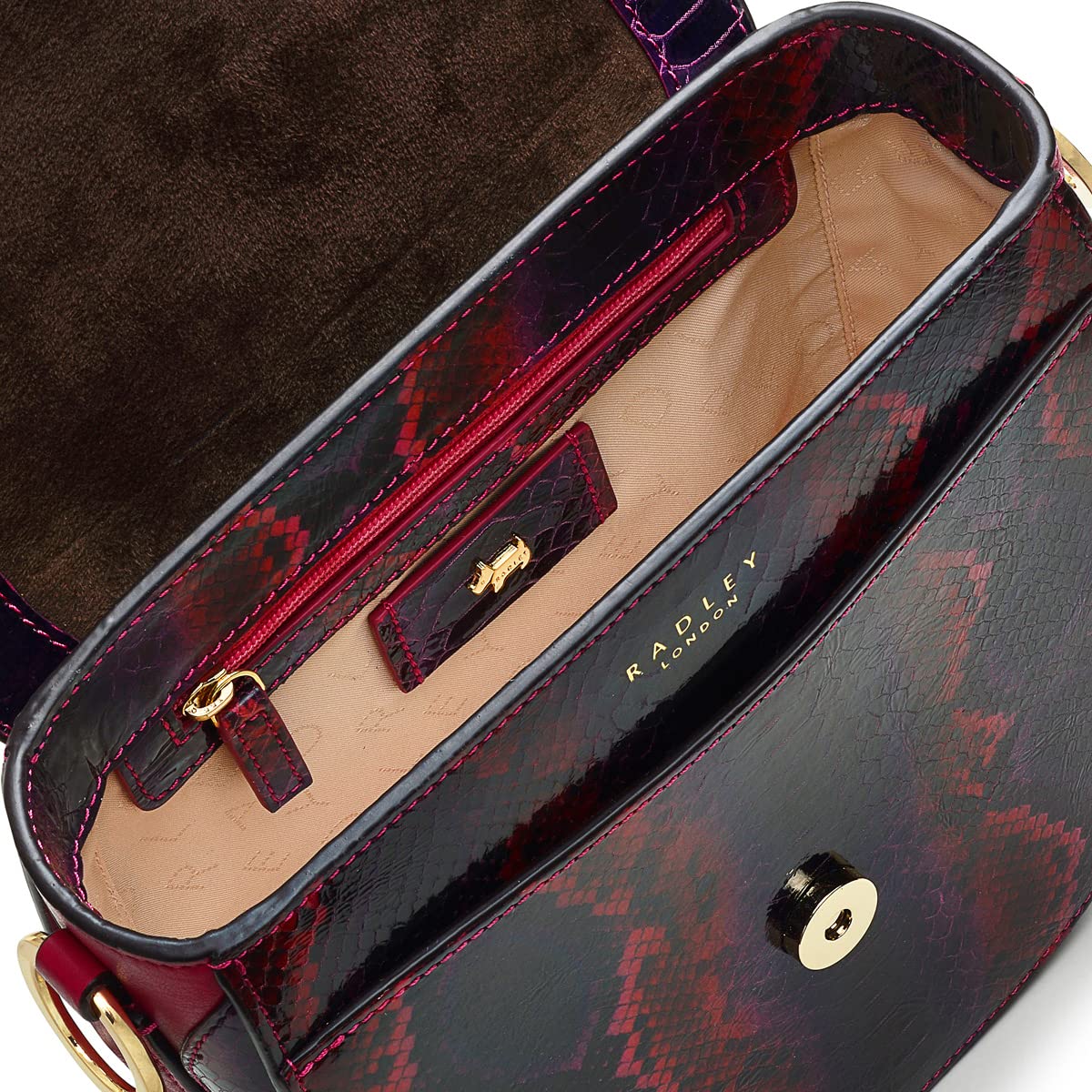 RADLEY London Liverpool Street 2.0 Faux Snake - Medium Flapover Crossbody