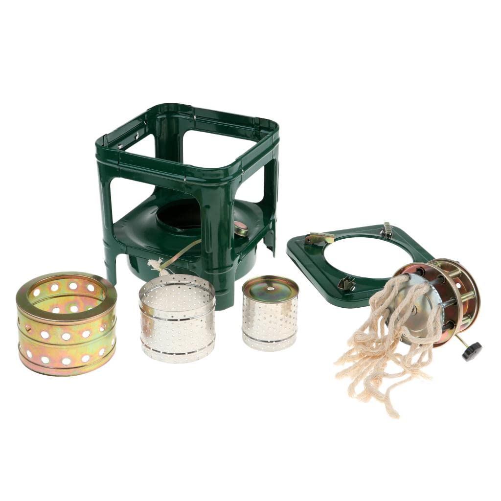 kesoto Lightweight Heater Stove, Compact Camp Stove for Backpacking, Camping, 18x17.5cm