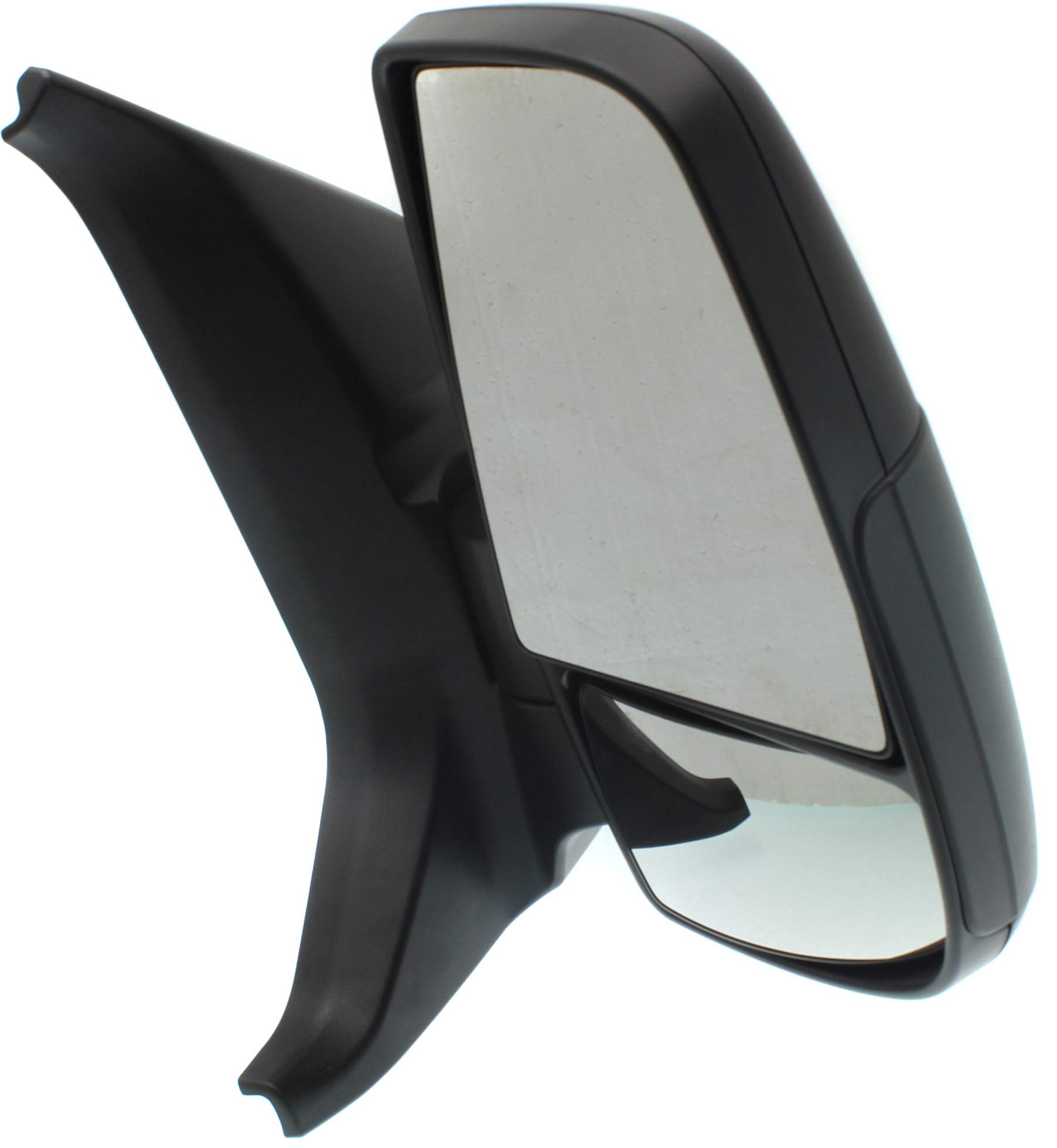 Kool-Vue Mirror Compatible With 2015-2017 Ford Transit-250, Transit-150, Transit-350, Transit-350 HD Passenger Side, Manual Folding, Power Glass, Short Arm, Textured Black