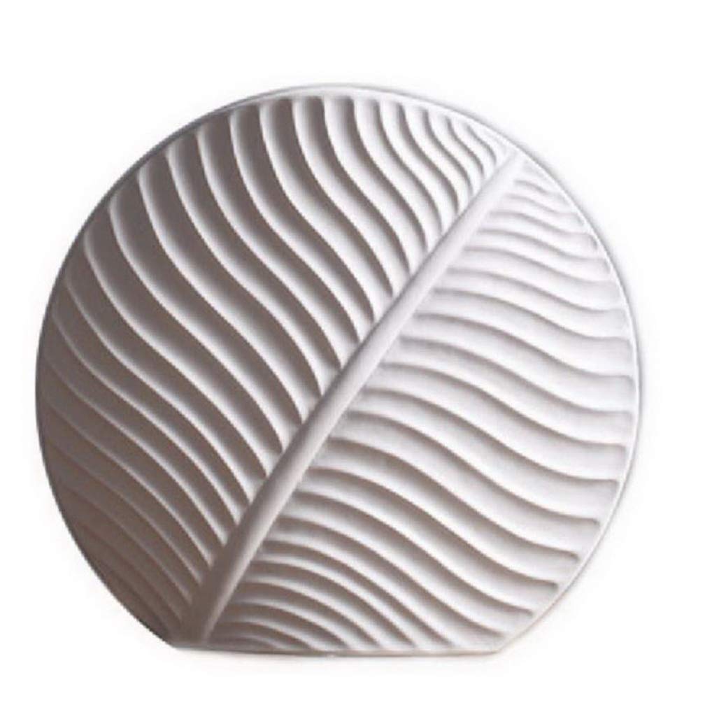 Kepfire Modern Elegant White Ceramic Vase Home Office Living Room Bathroom Wedding Party Dinning Stoneware Craft Table Decoration for Grow Plant Insert Artificial Florals - Big