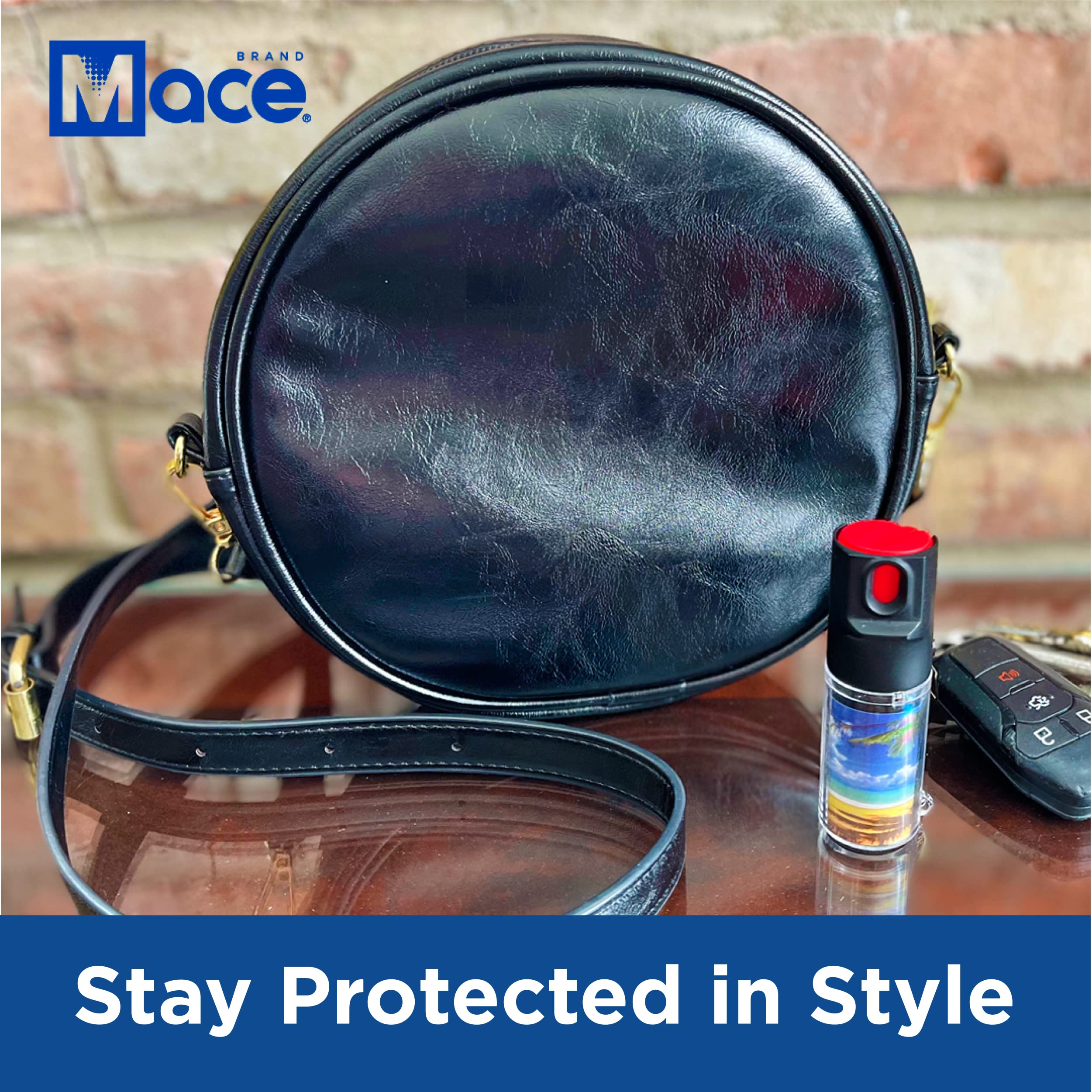 Mace Brand Chameleon Pepper Spray β Change Look of Spray with Included Skins, American Flag, Beach & Camo Patterns β 10β Pepper Spray, Mace Self Defense Pepper Spray for Women/Men, Made in The USA