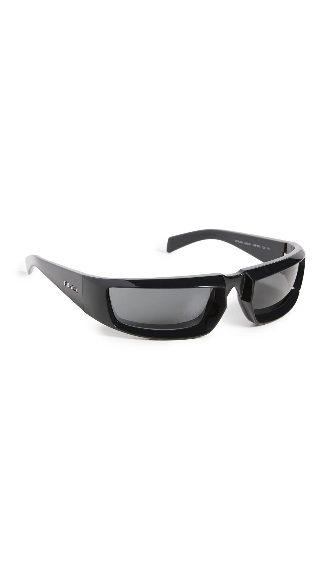 Prada Women's 25YS Runway Sunglasses, Black, One Size
