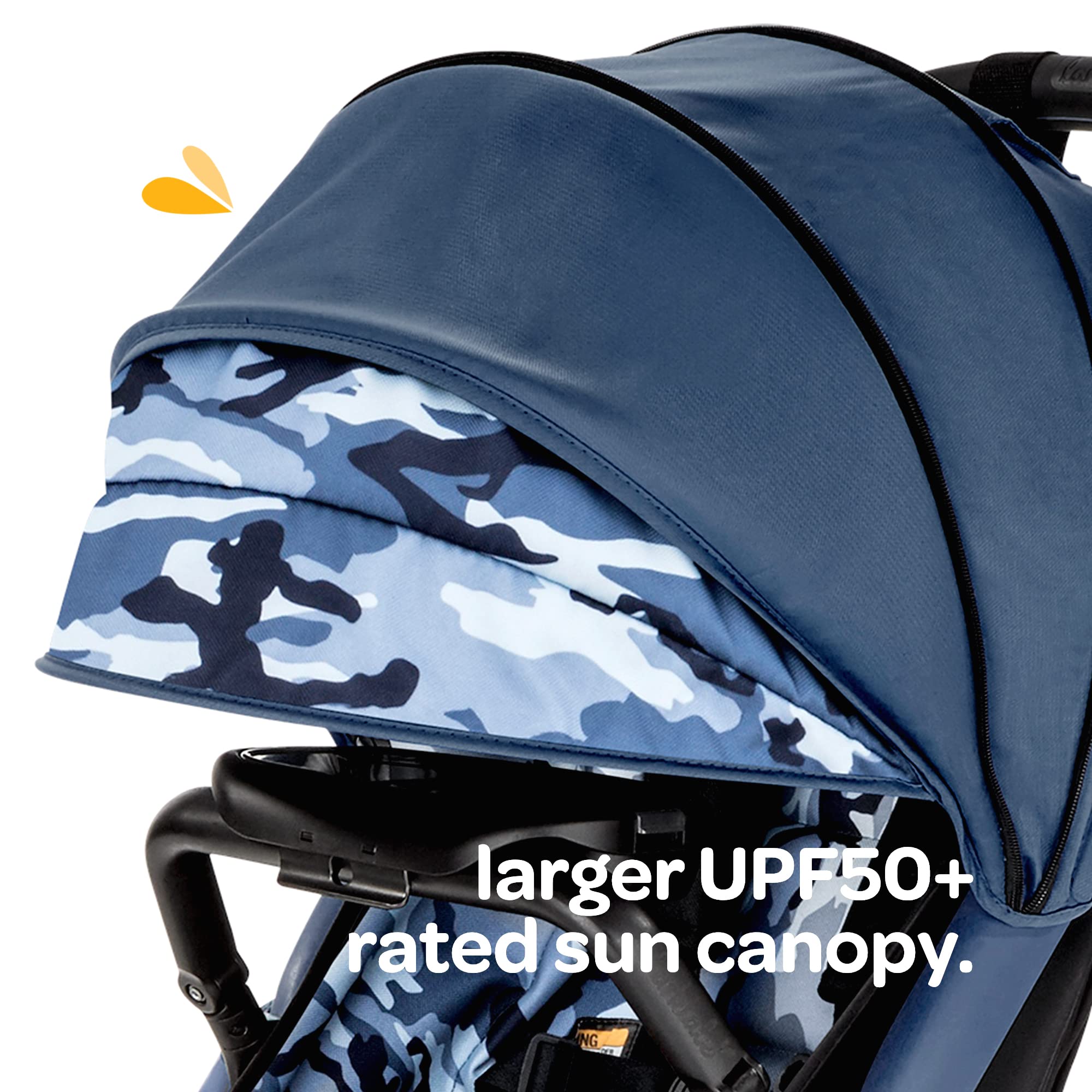 Larktale chit chat plus | Lightweight Full-Featured Stroller for Newborns and Toddlers | Compact Folding Stroller for Travel Featuring Eco-Friendly Materials and One-Handed Steering, Cottlestone Cream