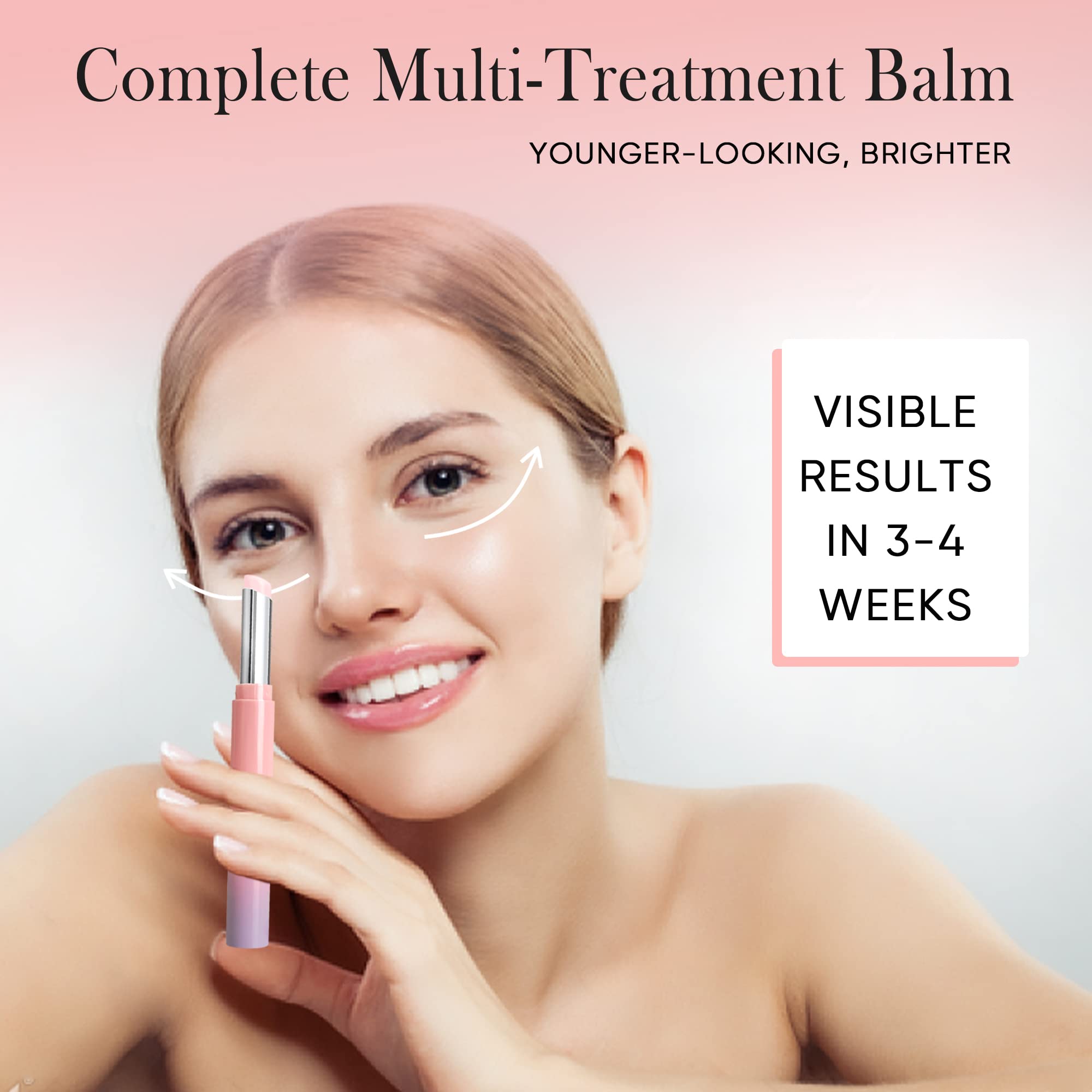 Retinol Eye Stick, Retinol Anti-Aging Eye Cream for Dark Circles and Puffiness, Reduces Fine Lines and Dark Circles with Vitamin A, C & E and Peptides