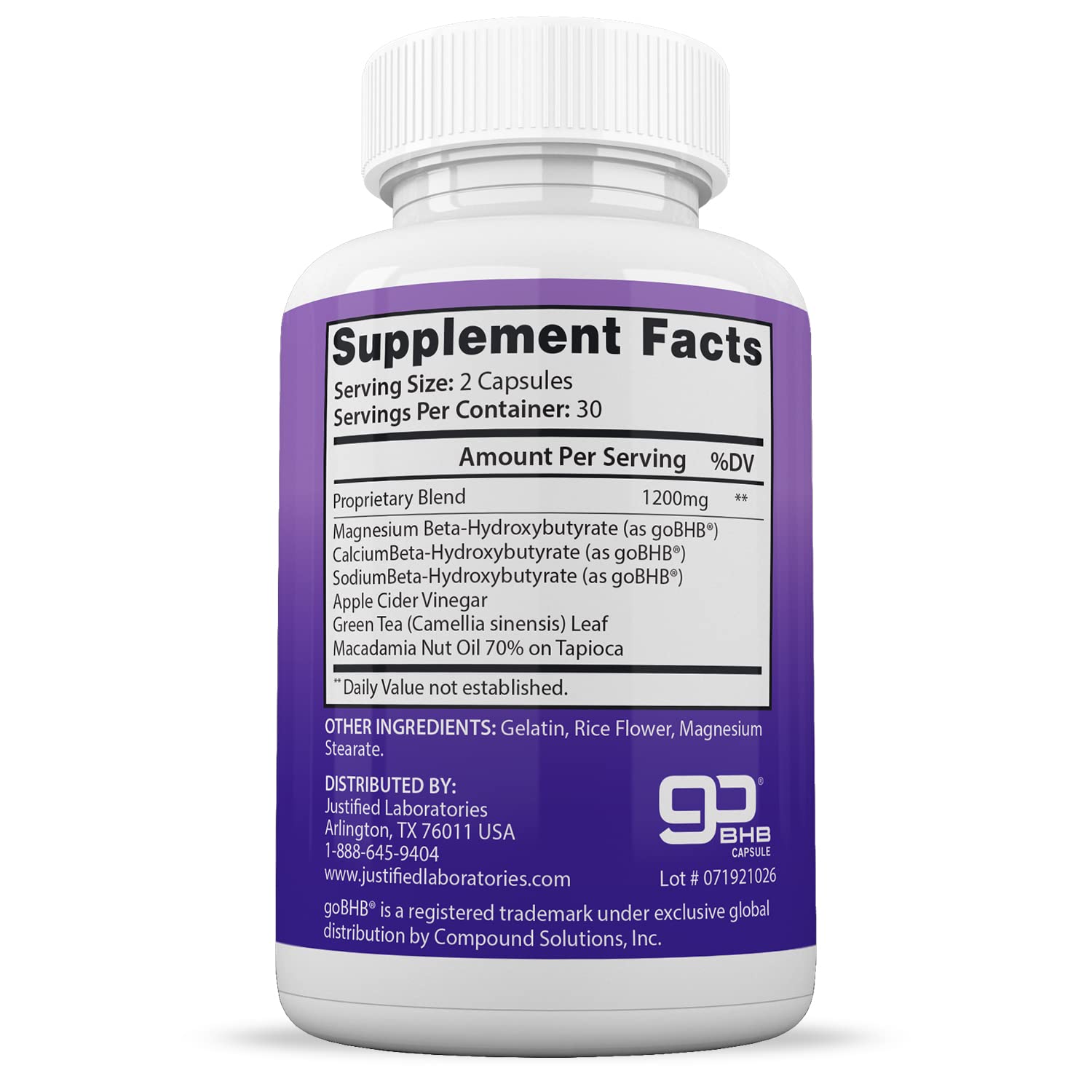 Keto Pure BHB Max1200mg Pills Ketogenic Supplement Includes goBHB Exogenous Ketones Apple Cider Vinegar Macadamia Nut Oil and Green Tea Advanced Ketosis Support for Men Women 60 Capsules