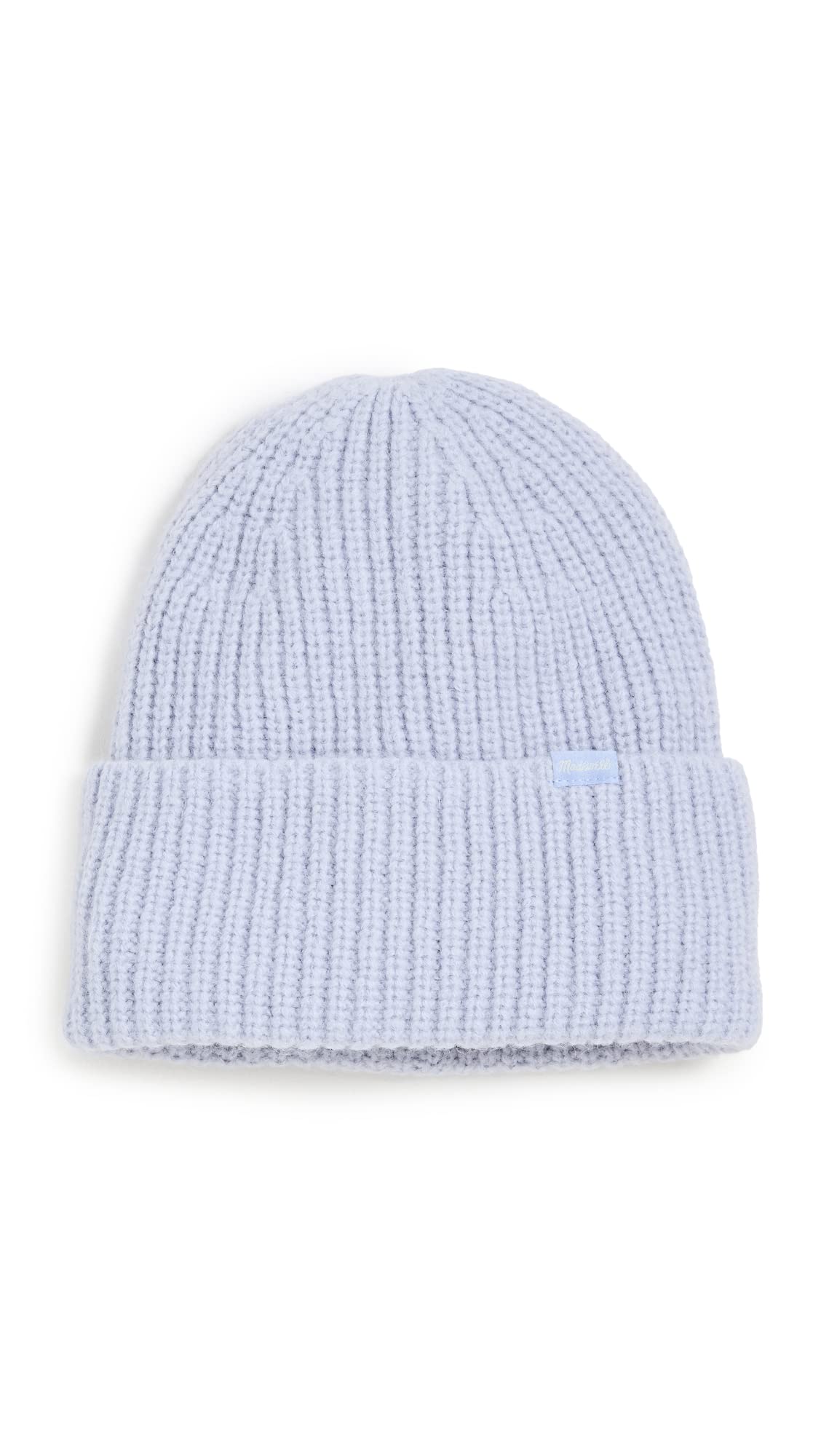 Madewell Women's Alpaca-Blend Cuffed Beanie, True Black, One Size