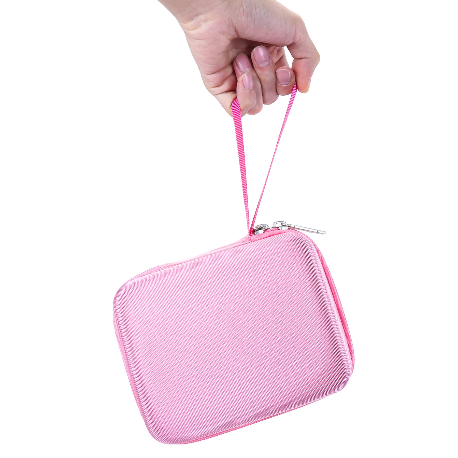 khanka Hard Travel Case Replacement for Phomemo M04S Portable Thermal Printer, Bluetooth Label Printer, Case Only (Pink)