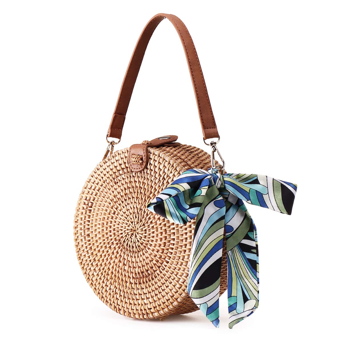 Kadell Straw Shoulder Bag, Women Straw Envelope Clutch Purse, Chic Handmade Straw Crossbody Bag, for Summer Beach