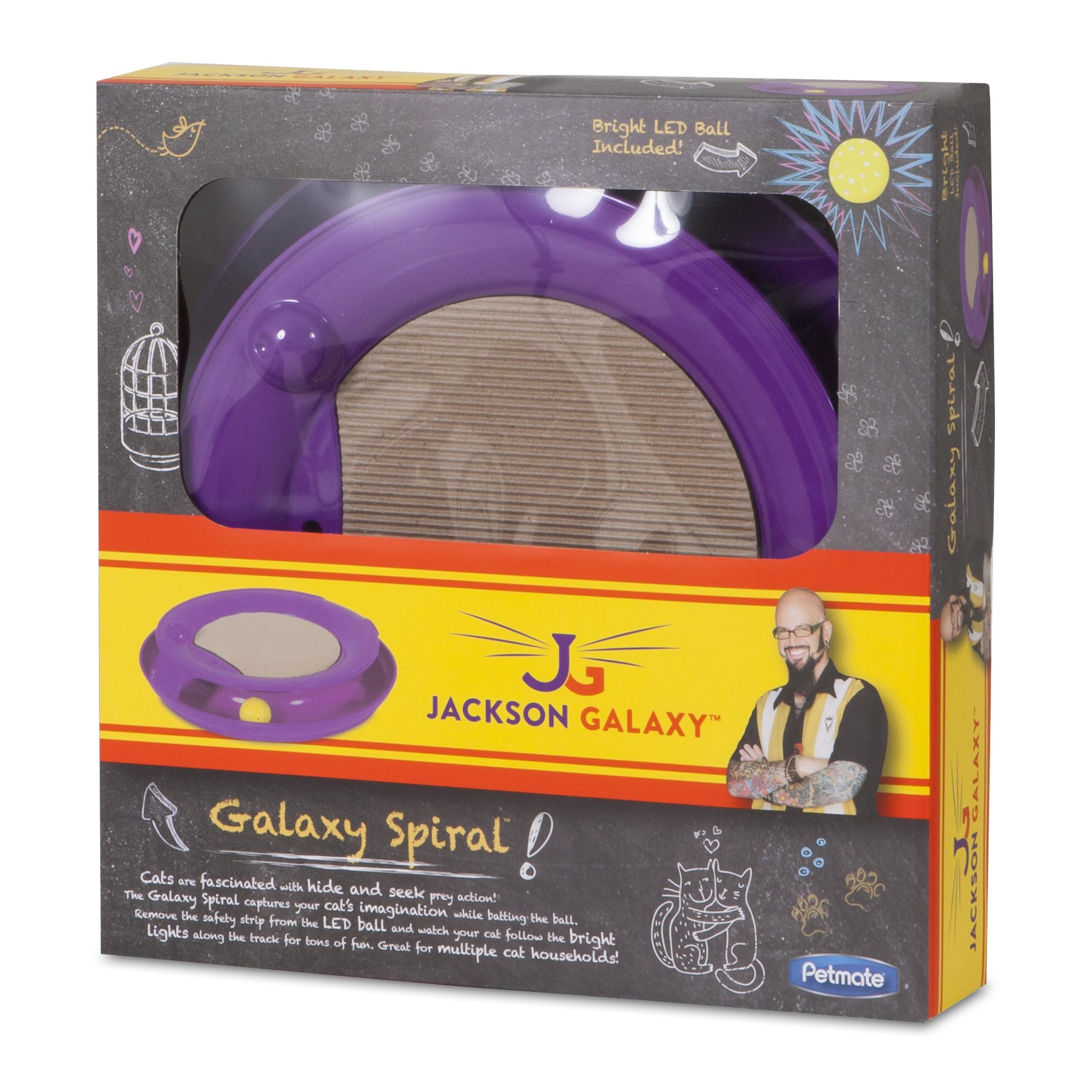 JACKSON GALAXY SPIRAL - ASSORTED COLORS