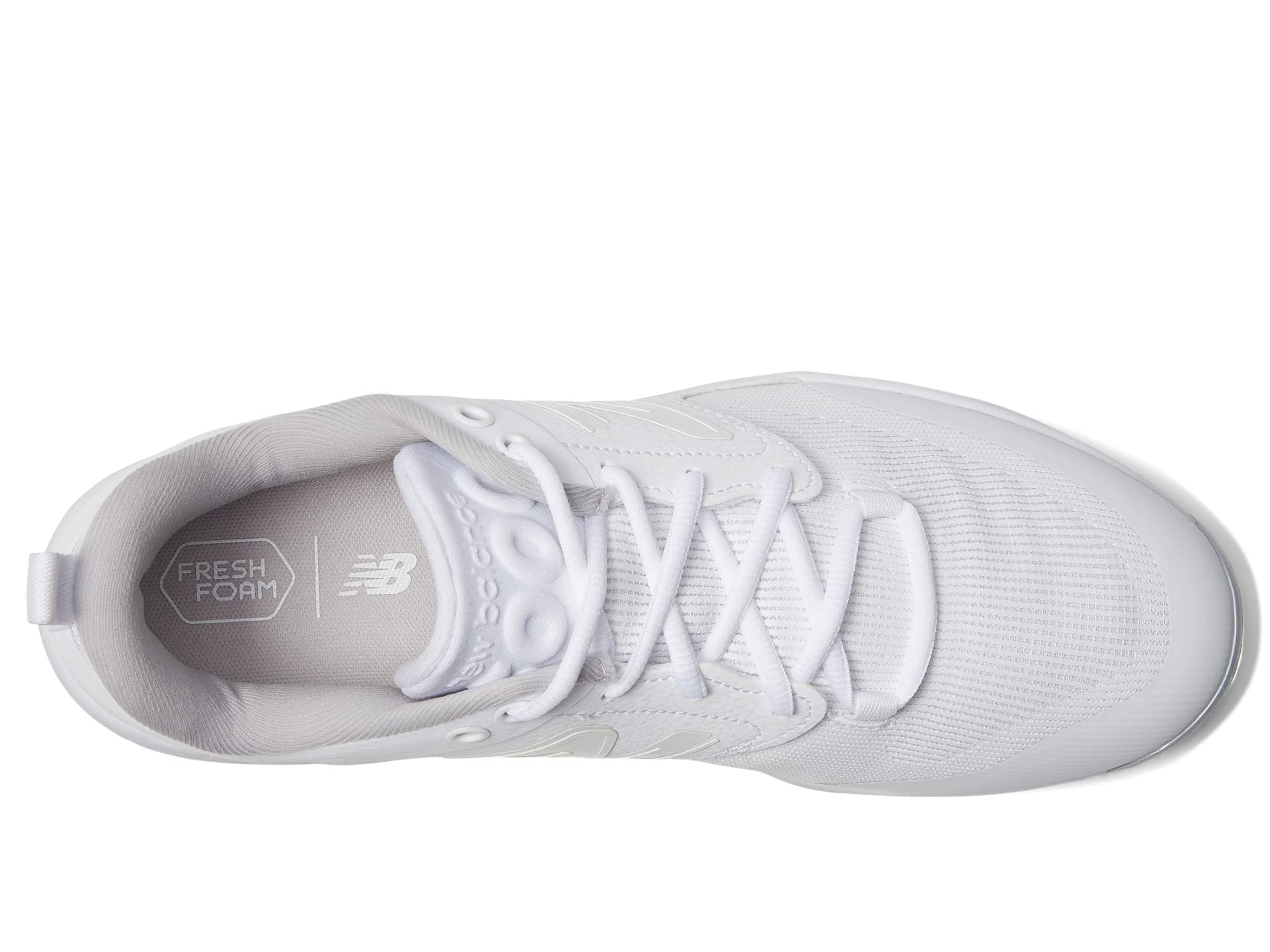 New Balance Men's Fresh Foam 3000 V6 Molded Baseball Shoe, Pearl/White, 10