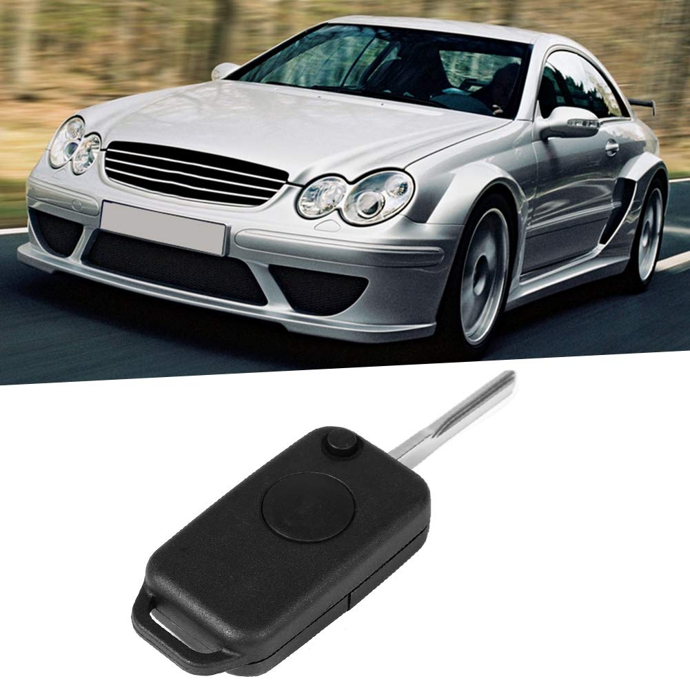 Key Fob Case,Car Flip Key Fob Case 1 Button ABS Cover Fits for M B 1984-2004