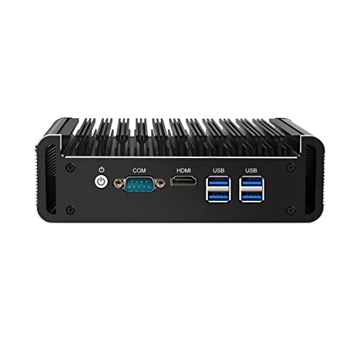 Micro Firewall Appliance, Mini PC, OPNsense, VPN, Router PC, Intel Core I7 1165G7, HUNSN RJ07, AES-NI, 6 x Intel 2.5GbE I226-V LAN, COM, HDMI, 16G RAM, 128G SSD