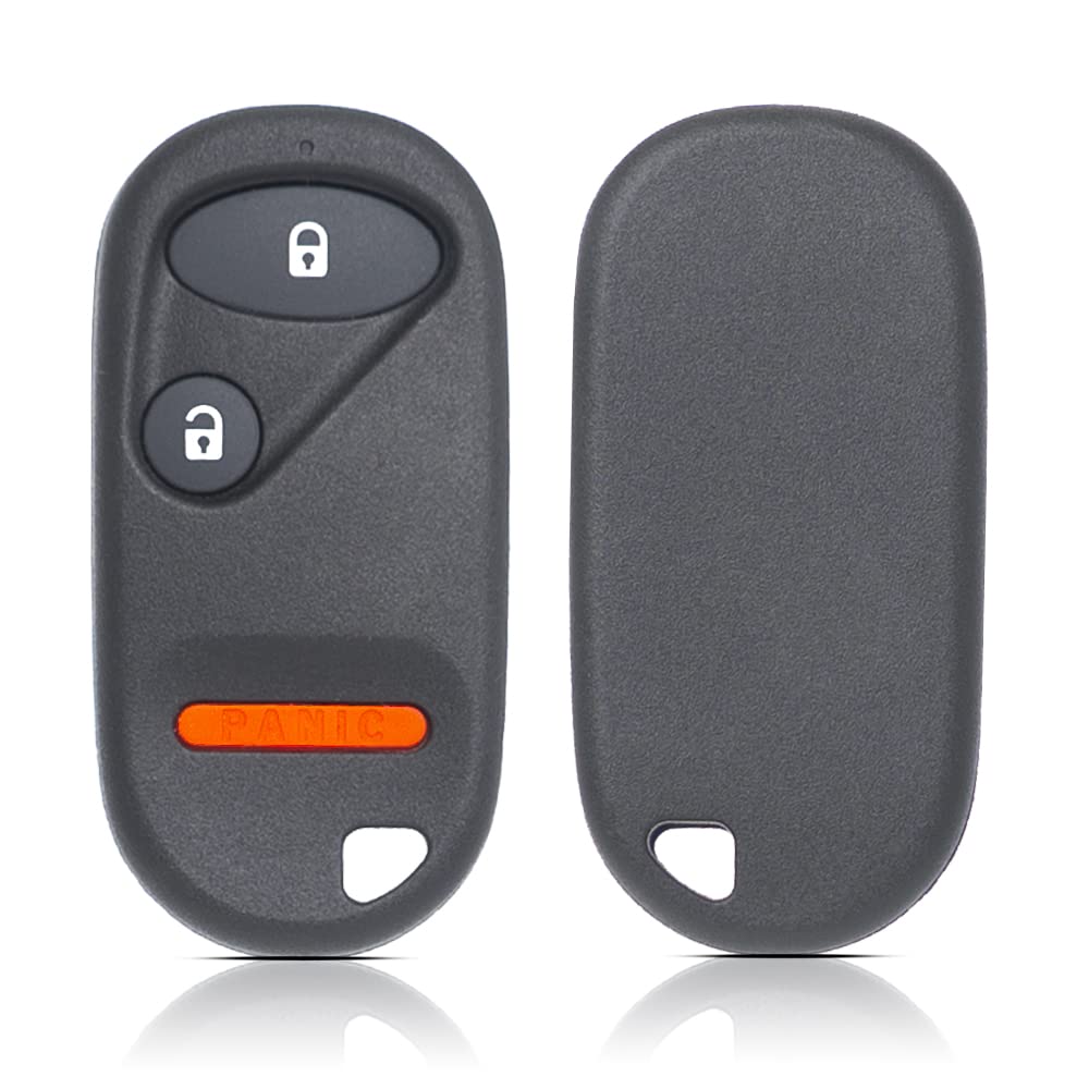 Key Fob Remote Replacement Fits for Honda Civic DX EX LX 2001 2002 2003 2004 2005/Honda Pilot 2003 2004 2005 2006 2007 NHVWB1U523 Keyless Entry Remote Control NHVWB1U521 72147-S5A-A01(Pack of 2)