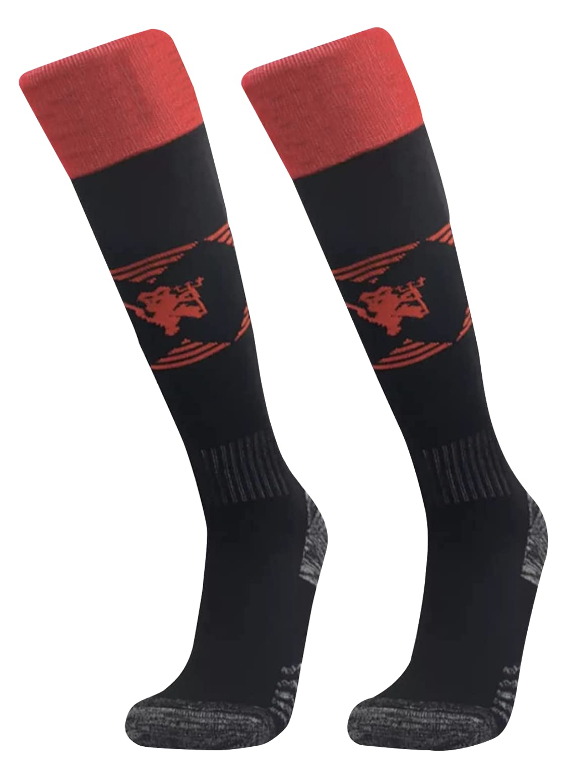 Manchester Ronaldo Red Home Soccer Kids Set (Jersey + Shorts + Socks) Kit Size Medium (8-9 Years Old) for Youth