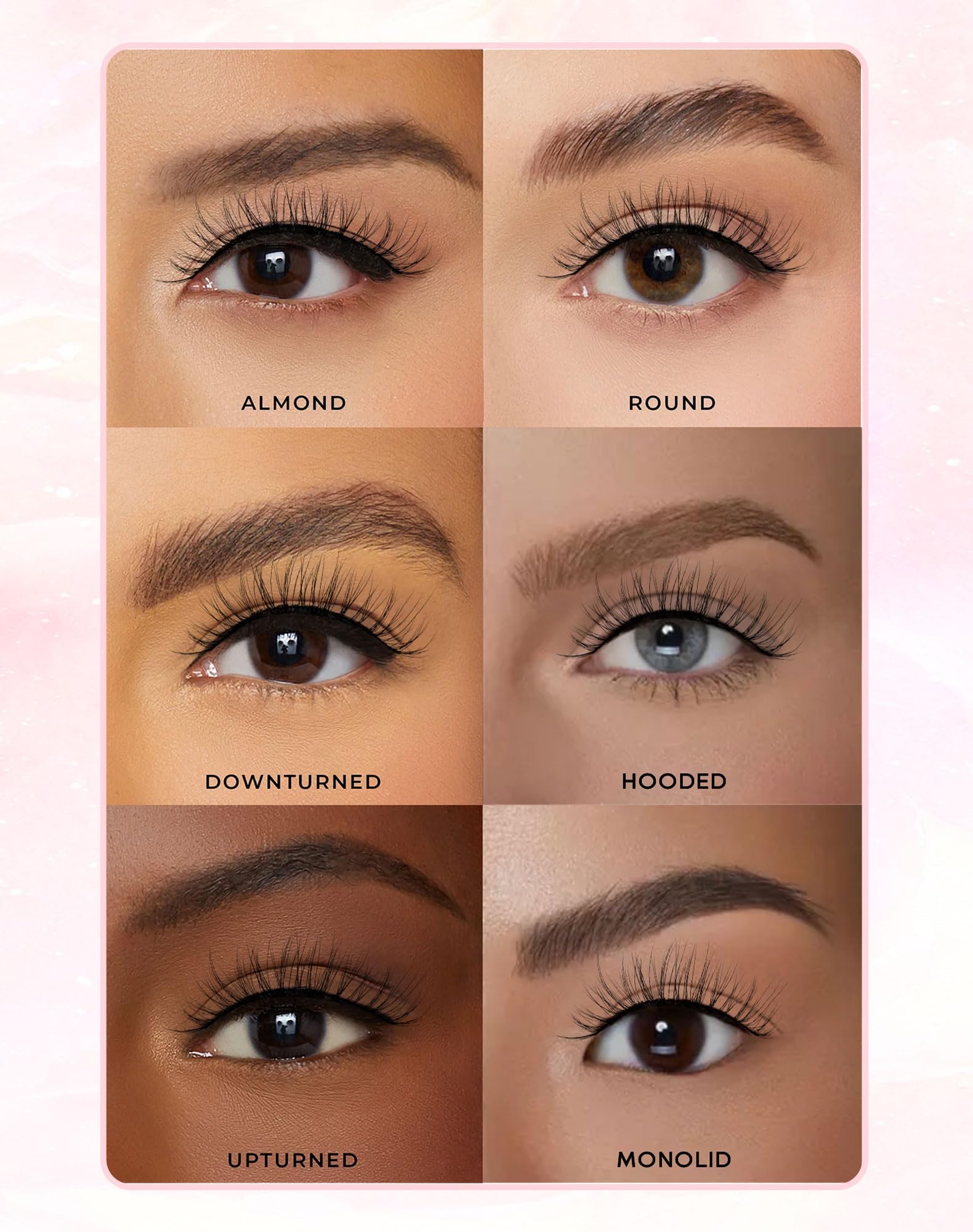 Lashes Natural Look, Wispy Eyelashes, Jiocolor False Eyelashes Natural Look, Fluffy Fake Mink Lashes,12 mm Strip Lashes 10 Pairs D1