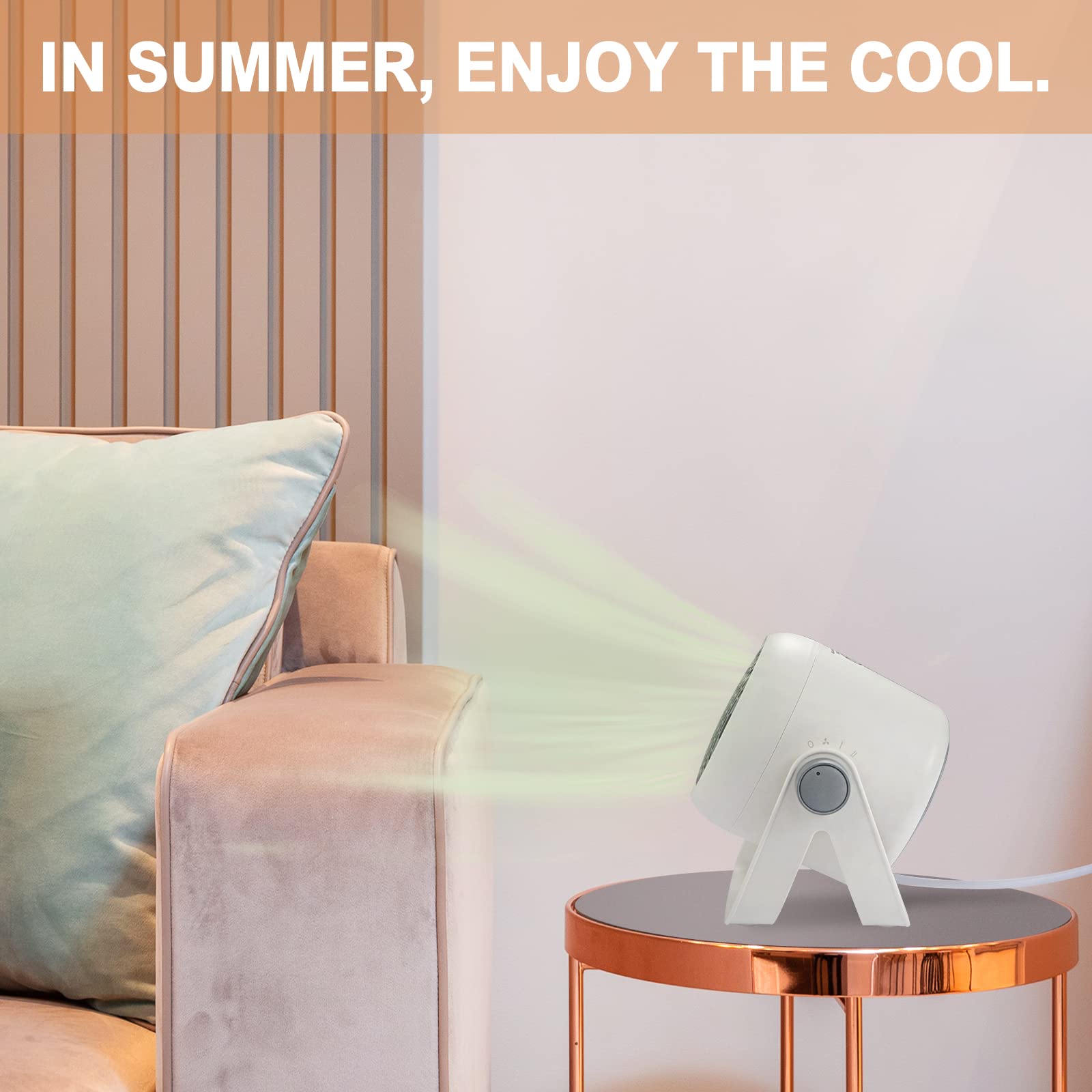 Portable Small space heater for indoor use, Fast Heating Ceramic 1000W mini personal Heater with Heating and Fan Modes for Room, Bedroom, Office and Indoor Use,White