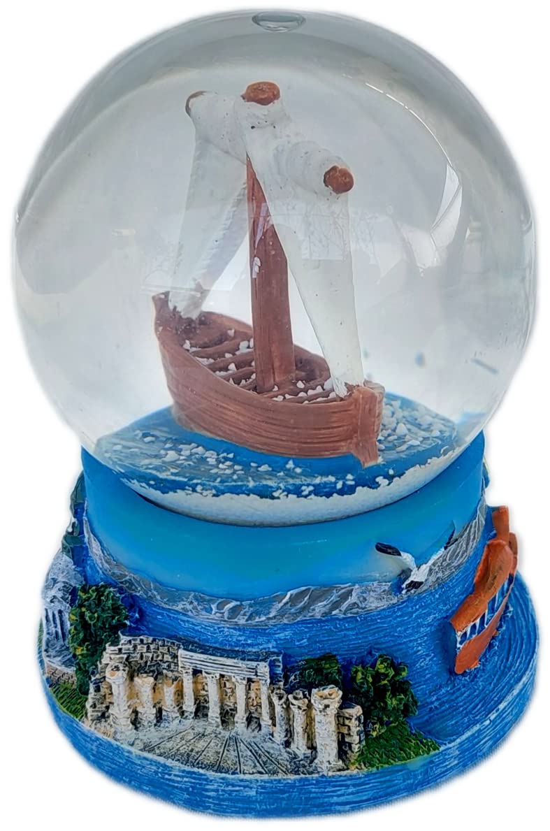 New Souvenir Snowdome Israel Sea of Galilee Jesus Snowglobe Holyland Kinneret