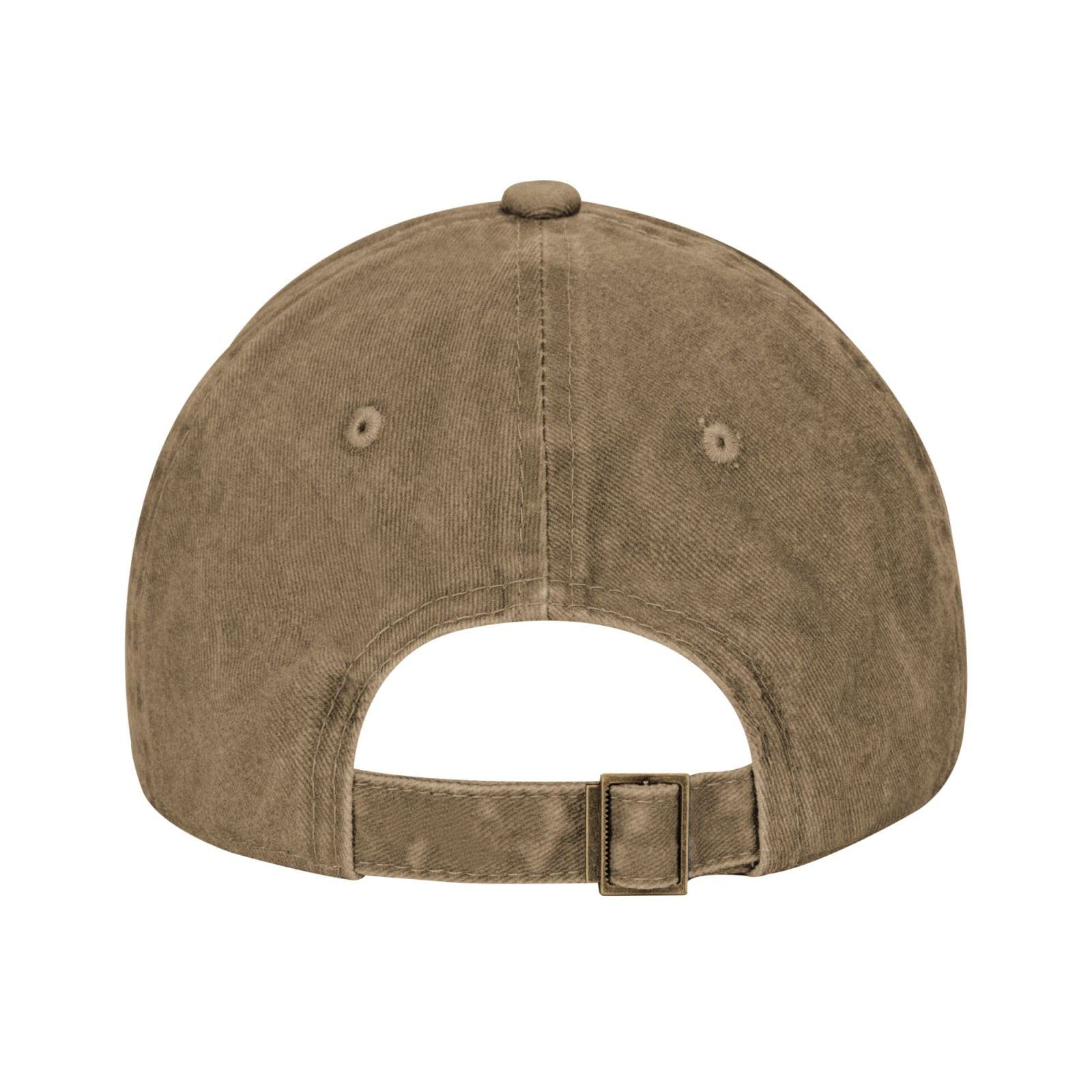 Menglo Iraq War Veteran Unisex Adjustable Cap Trucker Hats Dad Baseball Hats Cotton Cowboy hat Natural