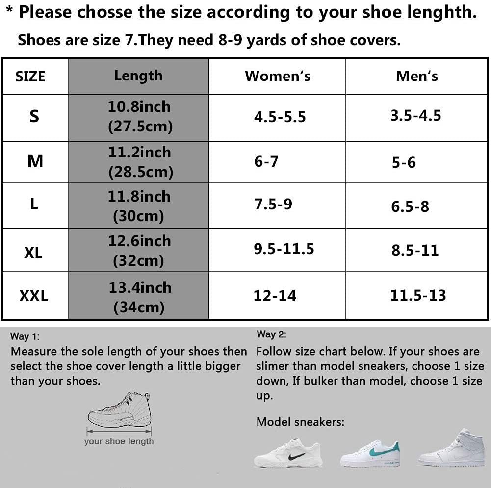 MAGICDESIGN 2 Pair Black Waterproof Shoes Covers, Motorcycle rain Gear for Men, Anti- Snow Rain Boot Covers with Reflector, Suitable for Gardening, Motorcycle, Cycling, Raining Day. XX-Large